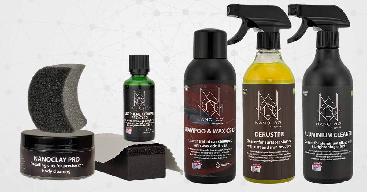 Automobilių priežiūros rinkiniai | NANO GO®